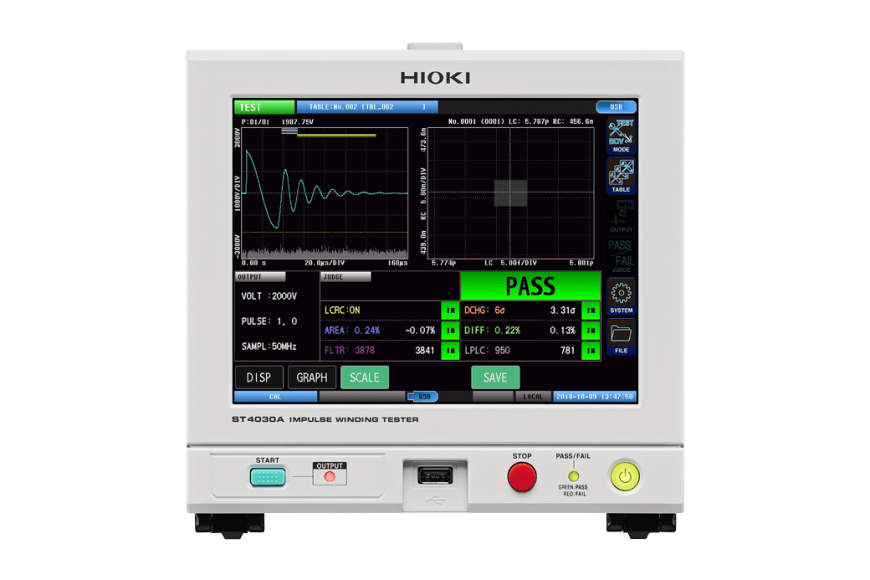 HIOKI ST4030A IMPULSE WINDING TESTER - Unitek Teknoloji - Hioki Test ...